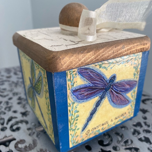The Constance Collection | Accents | Decorarative Wooden Dragonfly Box ...